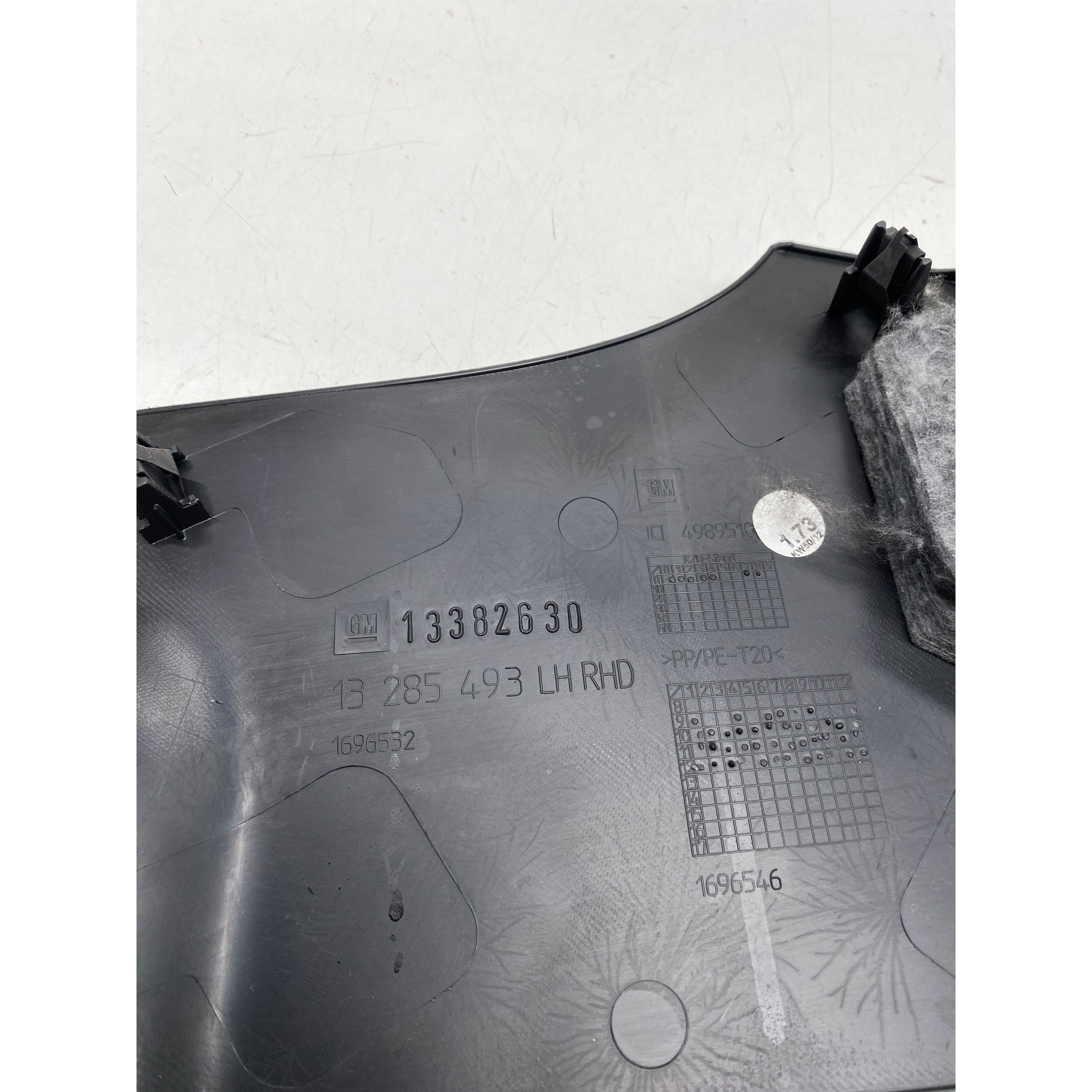 Vauxhall Astra J centre console cover trim left passenger VXR MK6 GTC ...