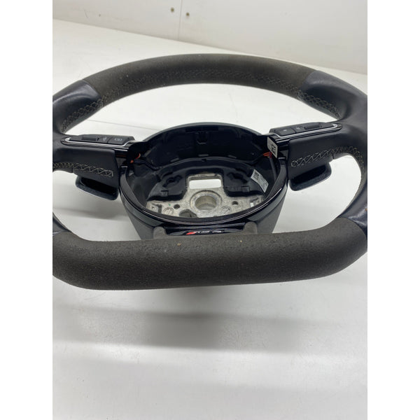 Audi RS3 Steering wheel flat bottom alcantara 8V 2016 | Torque Motors