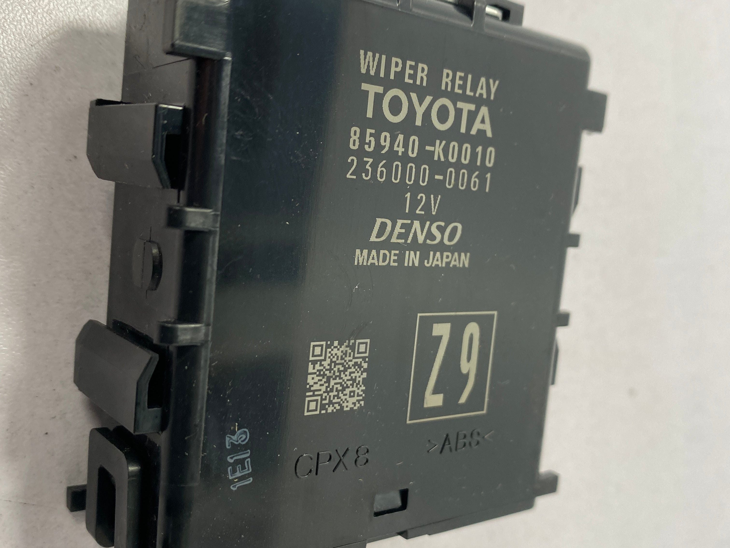 Toyota Yaris GR Wiper Control Relay 85940-K0010 2021 | Torque Motors
