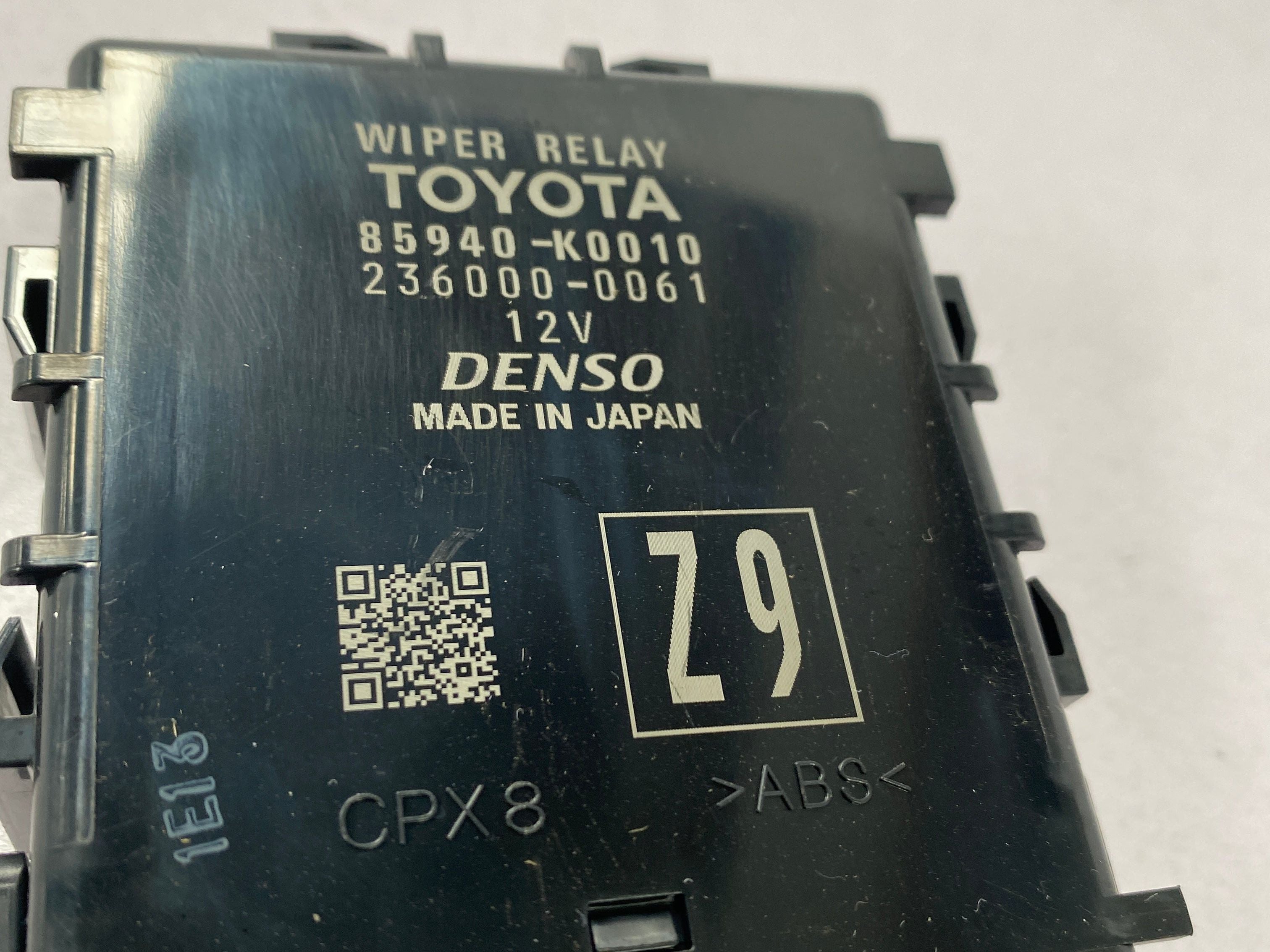 Toyota Yaris GR Wiper Control Relay 85940-K0010 2021 | Torque Motors